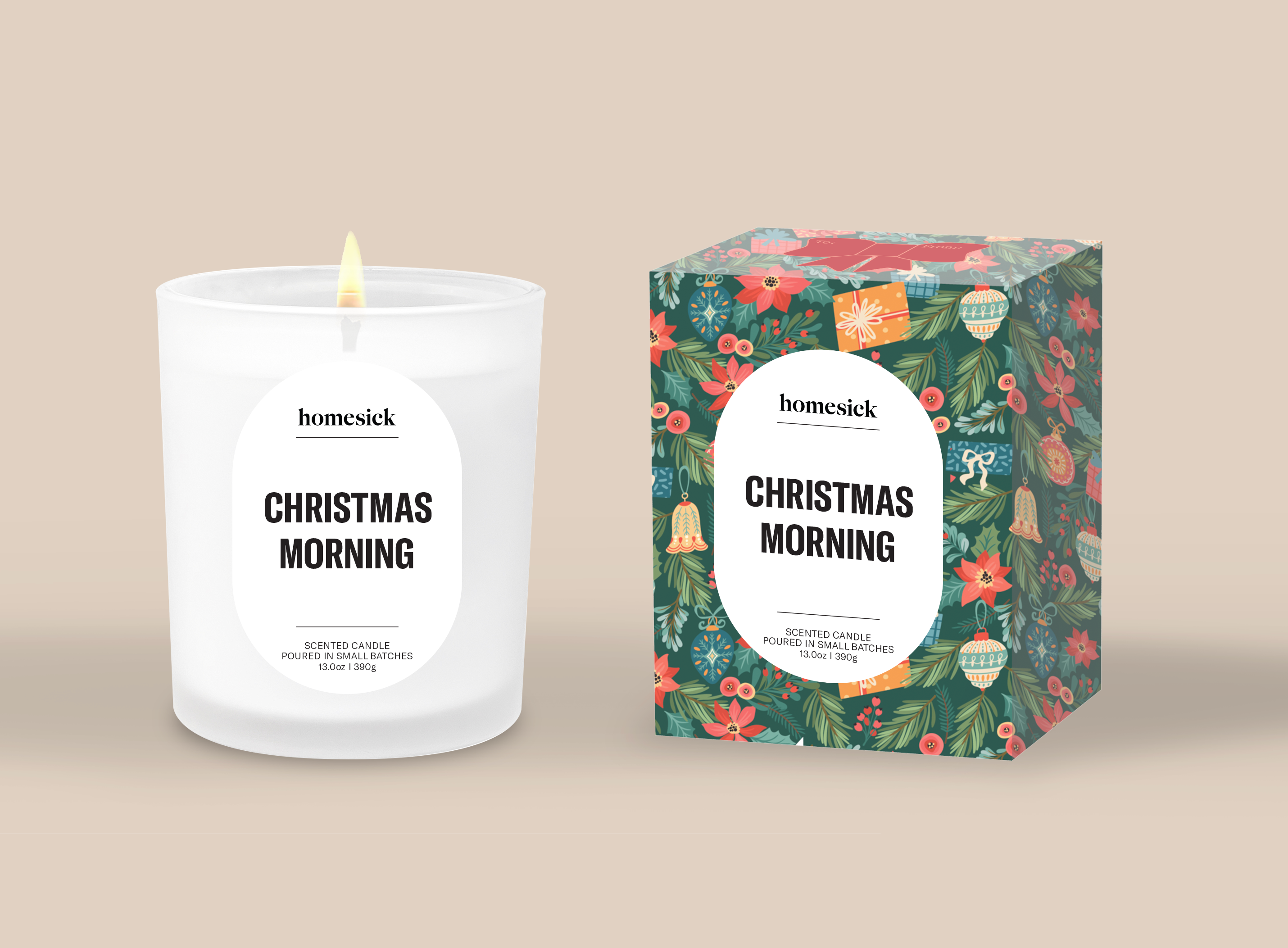 Christmas Morning Candle - Paper Herald