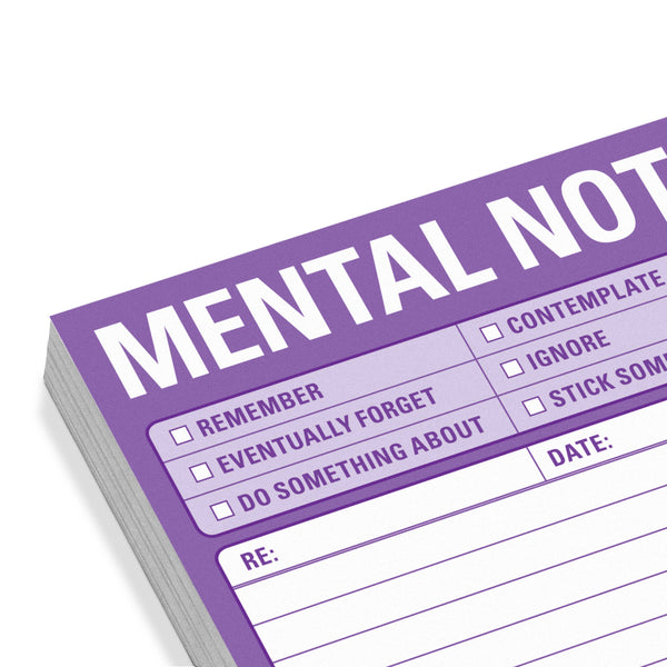 Mental Note Sticky Notes - Paper Herald