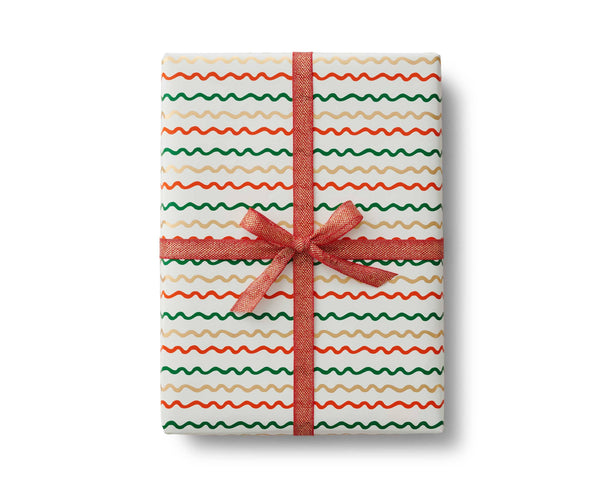 Ribbon Stripe Continuous Wrapping Roll - Paper Herald